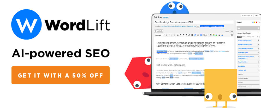 WordLift at WordCamp Europe 2020